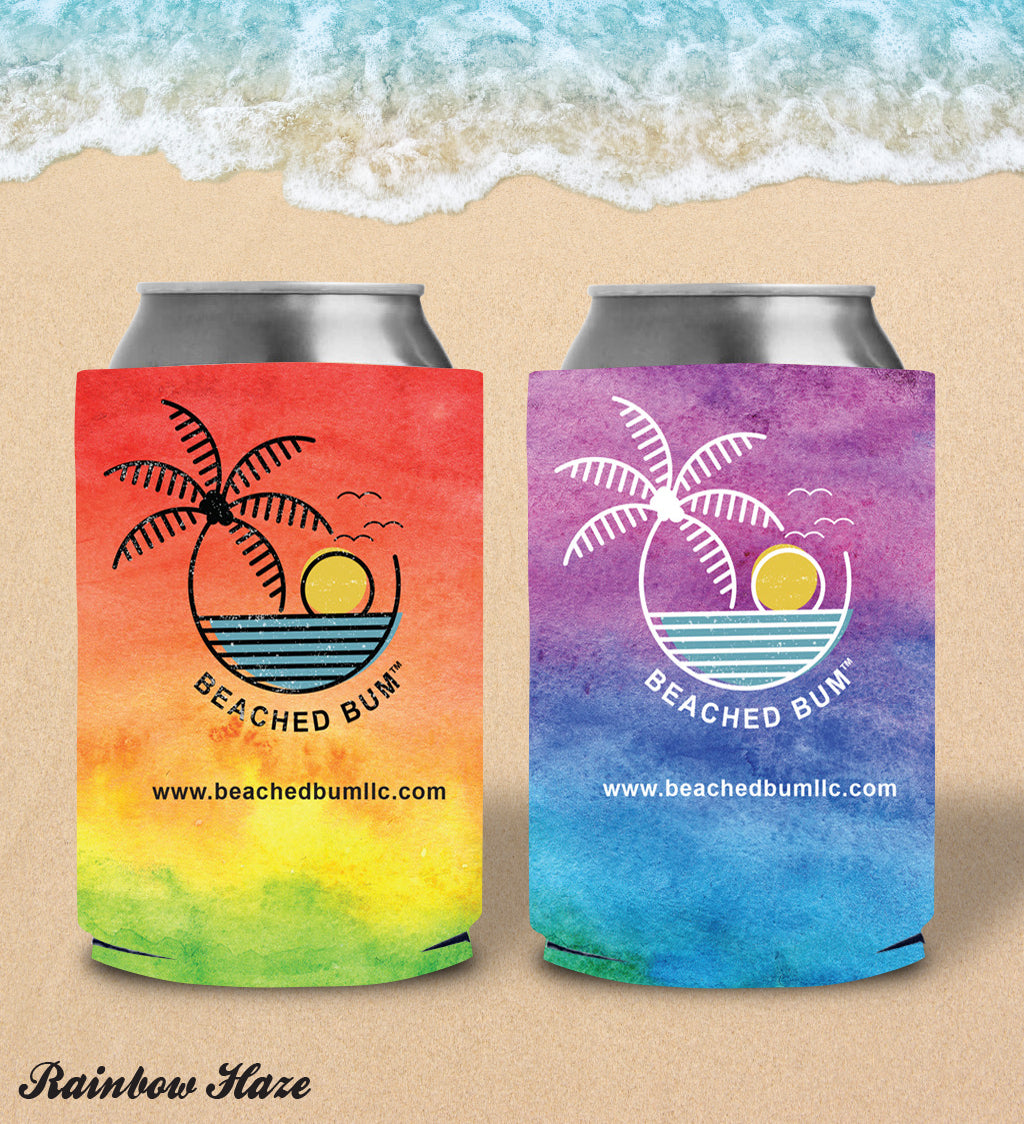 Rainbow Haze Koozie - Beachedbumlife – BeachedBumLLC